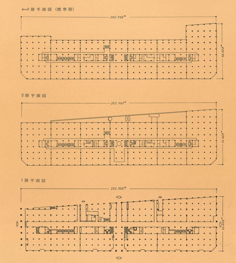 再発見、杉山雅則が残した建築の美学06：次代へ継承された東洋一のマンモスビル「大手町ビルヂング」（1958年） | BUNGA NET